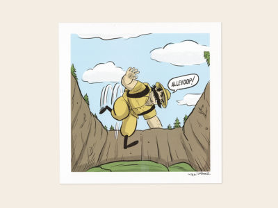 Signed Comic Panel - Large - Burny Wild's