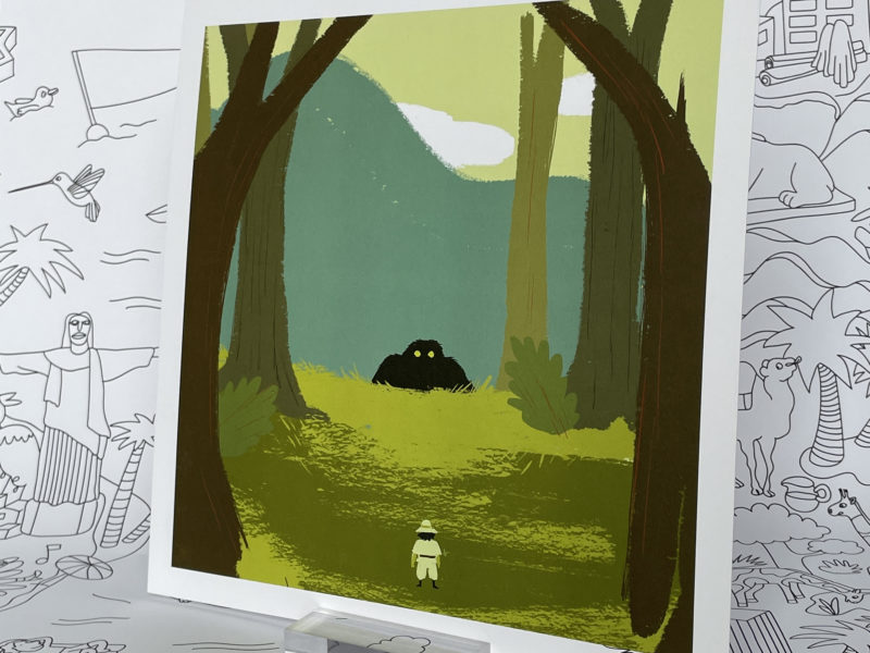 Signed Comic Panel - Large - Burny Wild's