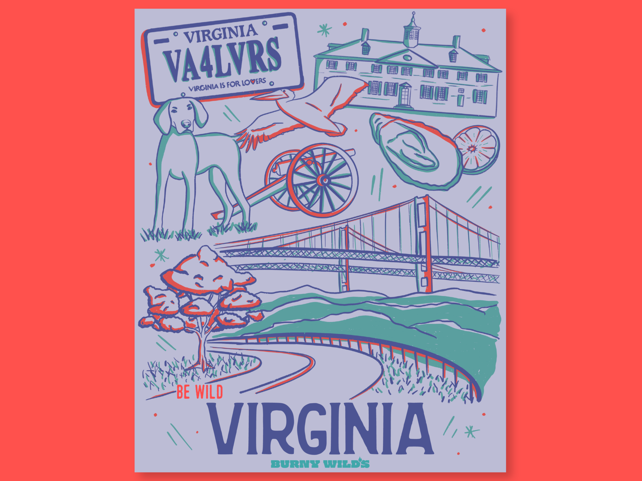 Alaska State Poster - Digital Download - Burny Wild's